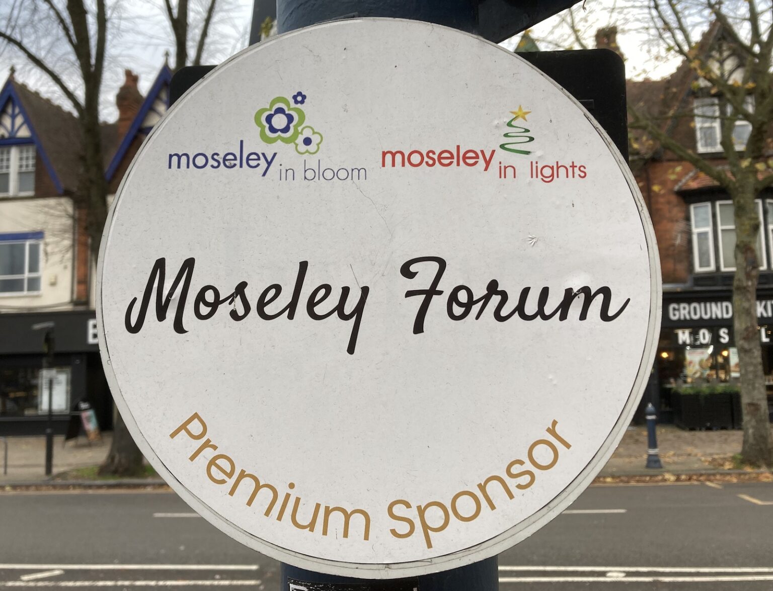 Thank you to three more sponsors - Moseley in Bloom